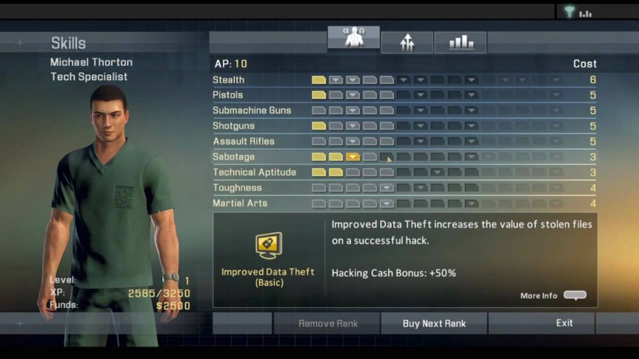 Let's Play Alpha Protocol - 2 - Training - YouTube