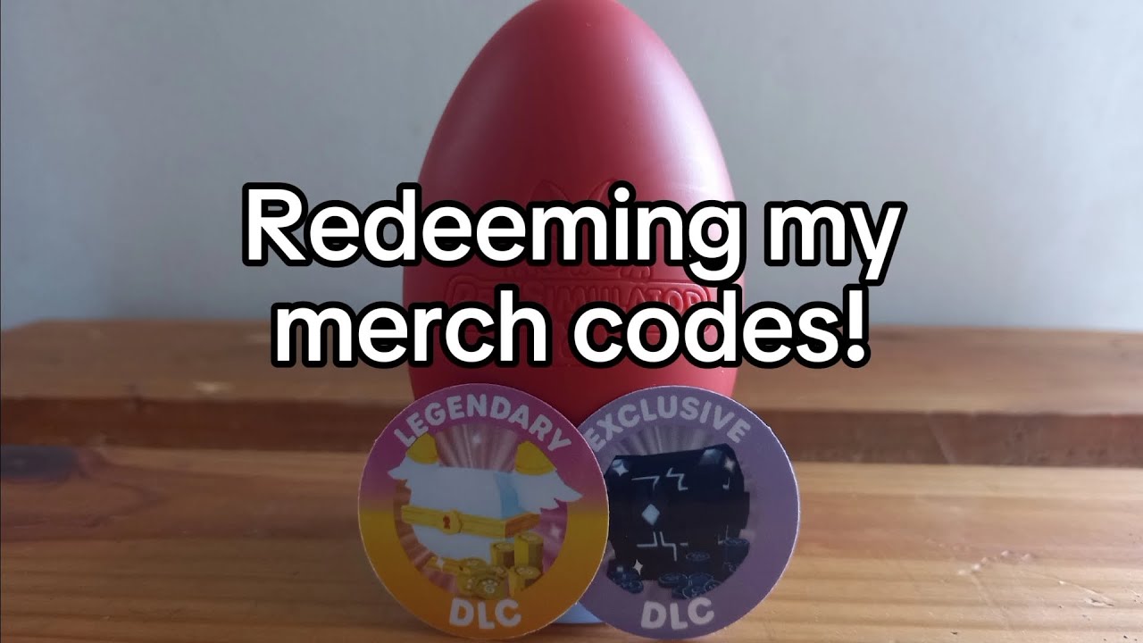 Redeeming my merch codes! #roblox #petsimulator99 - YouTube