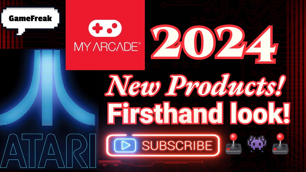 NEW products from My Arcade/Atari in 2024! #gaming #news #videogames ...