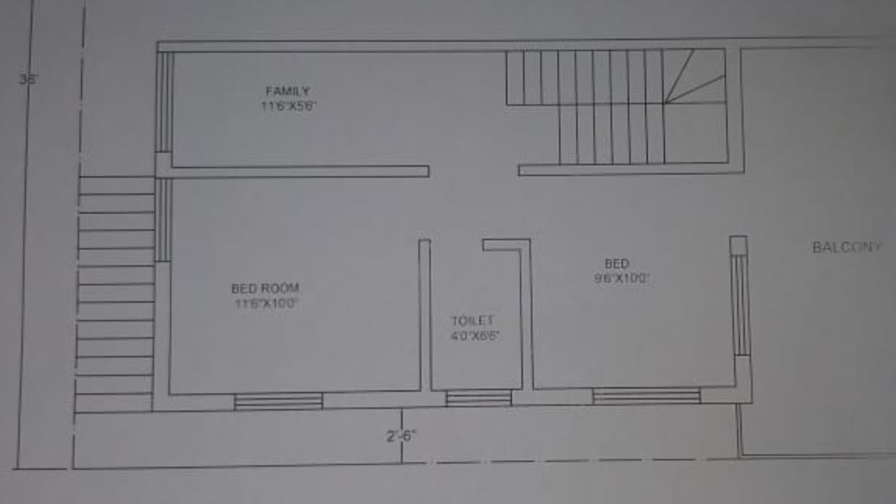 16 × 30 house plan for two brothers 2 bedroom - YouTube