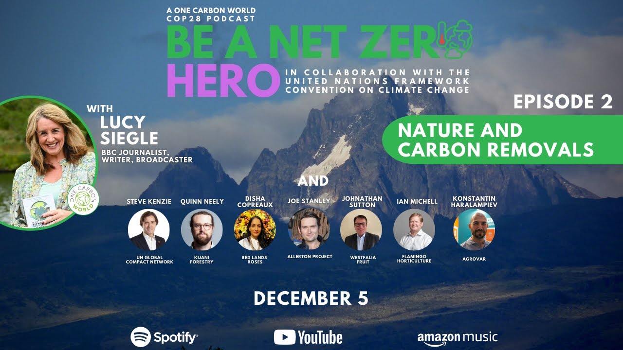Nature and Carbon Removals | Be A Net Zero Hero PODCAST - YouTube