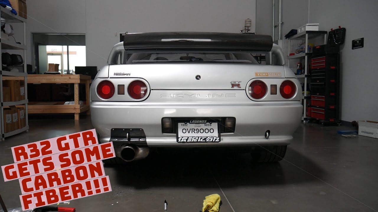 R32 GTR Gets some Carbon Fiber!!! - YouTube