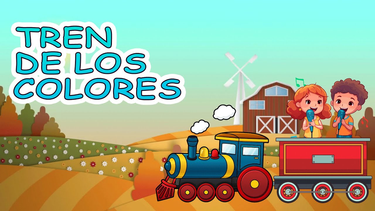 El Tren de los Colores 🎨🚂 - Canción Infantil Divertida - YouTube
