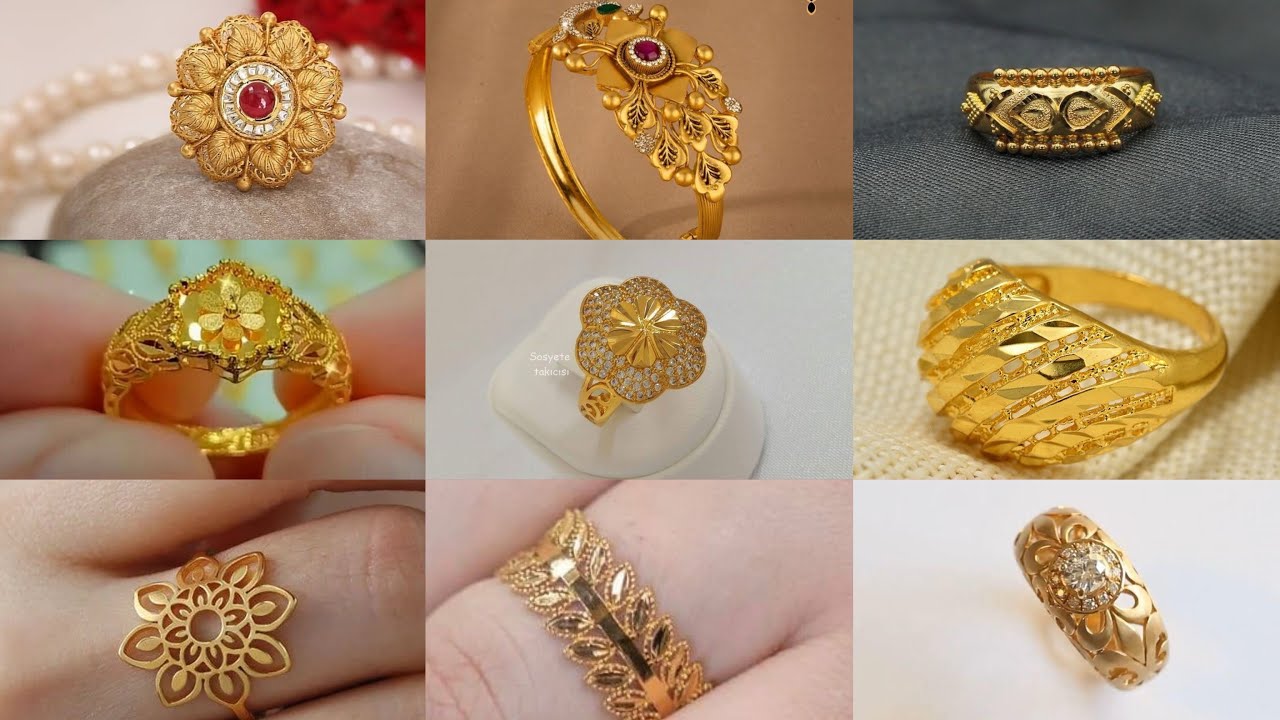 What Are the Best Gold Ring Design Ideas?||Best Gold Ring Designs For ...