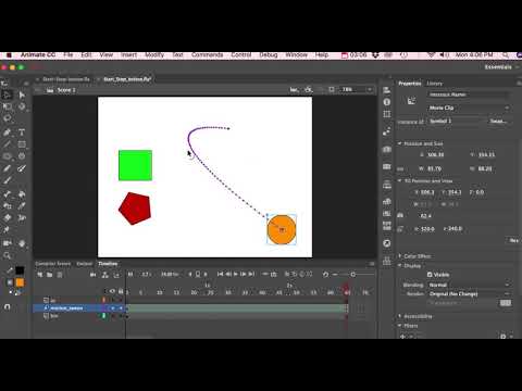 Part 9 - Adding a start - stop button in Adobe Animate - YouTube