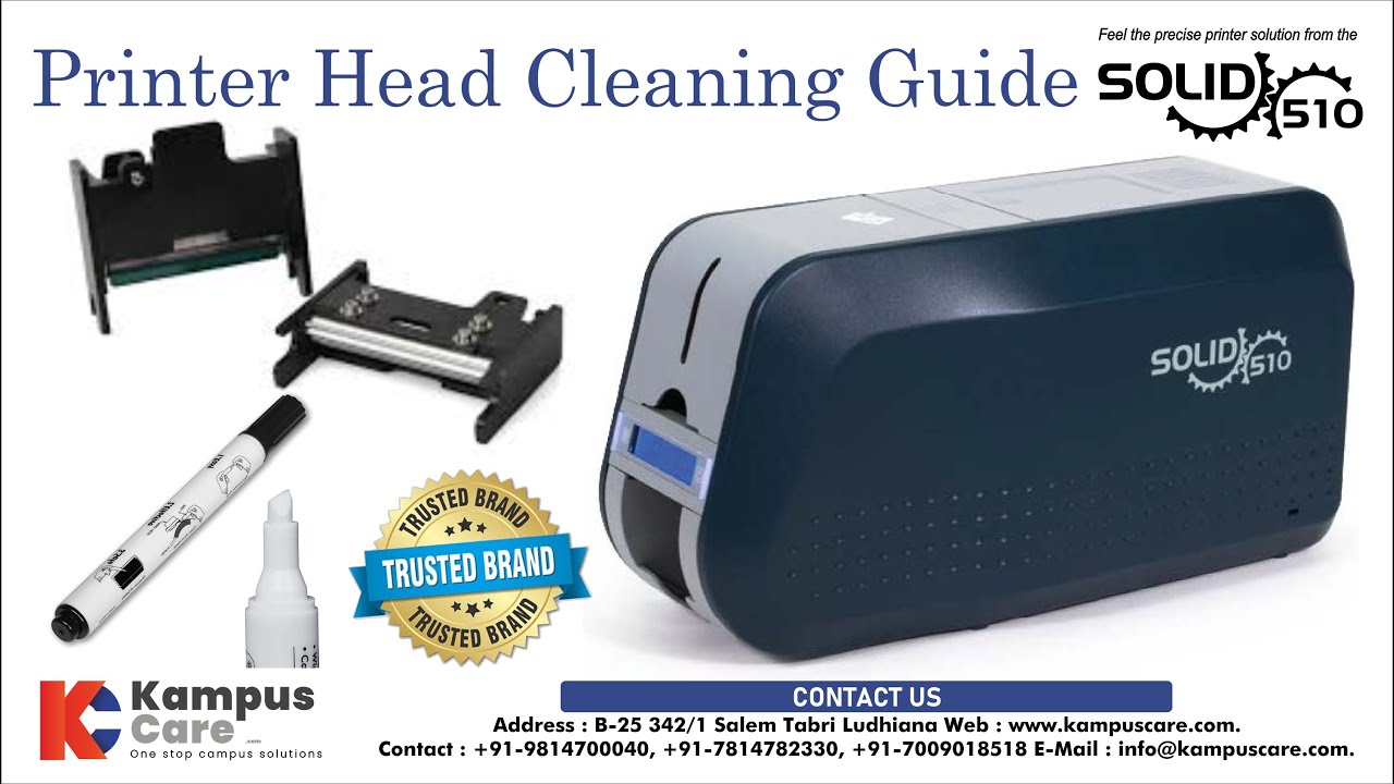 Printer Head Cleaning Process | IDP Solid 510D | Kampus Care - YouTube