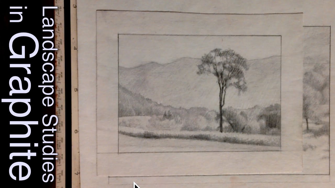 Landscape Studies in Graphite -332 - YouTube