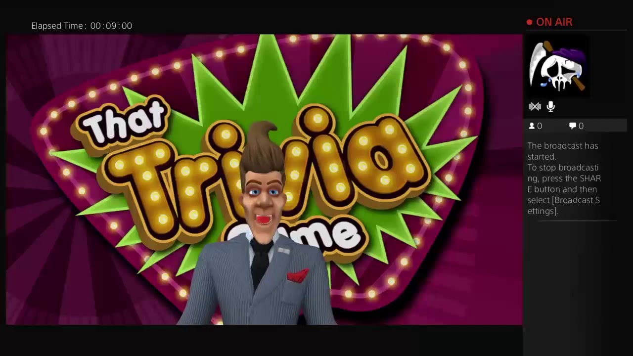 Live That trivia game PS4 Broadcast #1 - YouTube