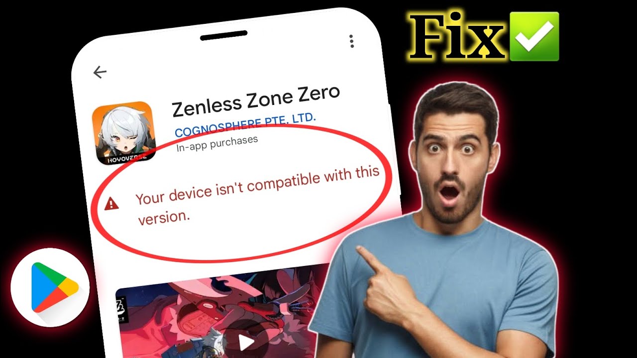 How To Fix App Not Compatible Zenless Zone Zero | ZZZ Mobile - YouTube