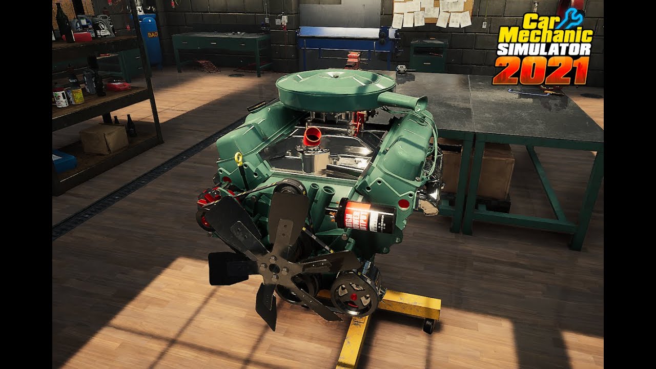 Chrysler LA 360 Engine Restoration V8 - Car Mechanic Sim 2021 - YouTube
