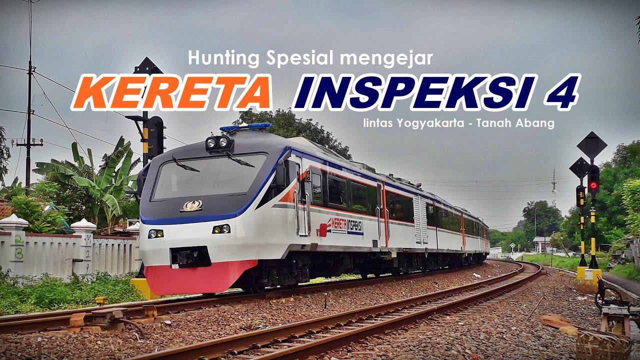 SHINKANSEN INDONESIA - Mengejar Kereta Api Inspeksi 4 di Cirebon - YouTube
