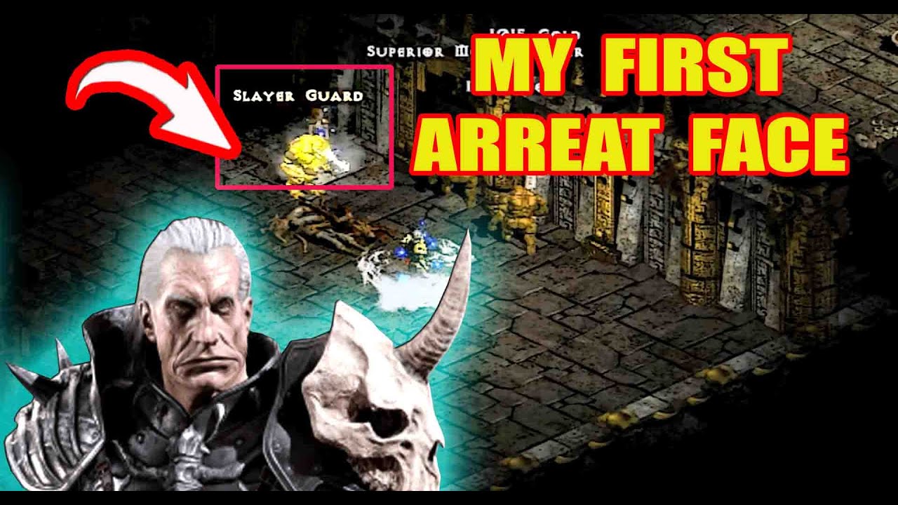 Project Diablo 2 - My First Drop Nice Unique Barb Helm Arreat Face ...