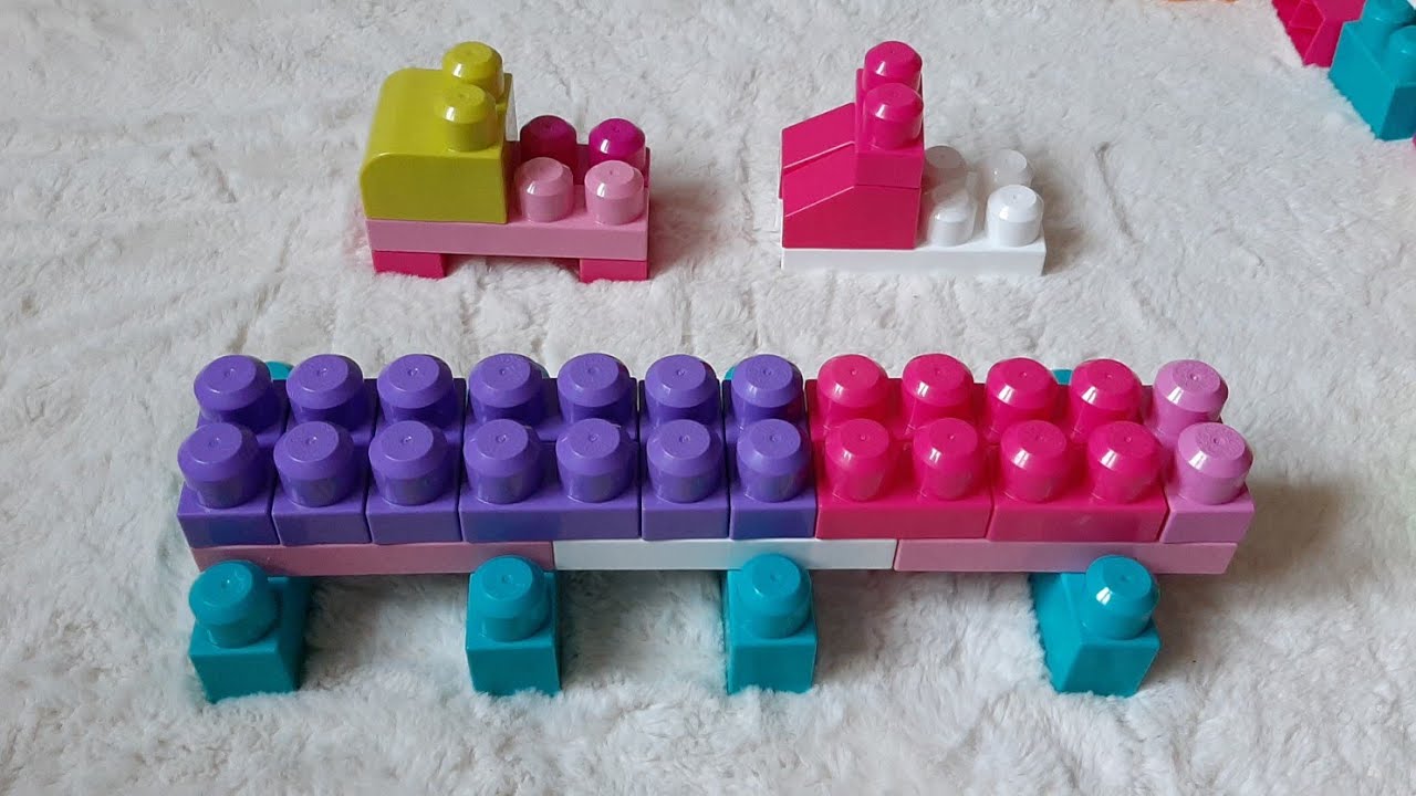 SATISFYING DIY BRIDGE | MEGA BLOCKS TOYS - YouTube