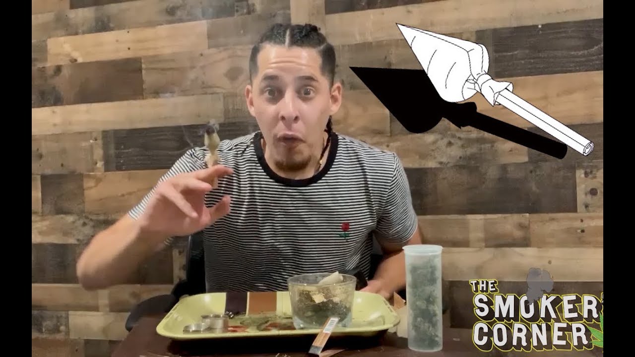 Rolling up a tulip joint - YouTube