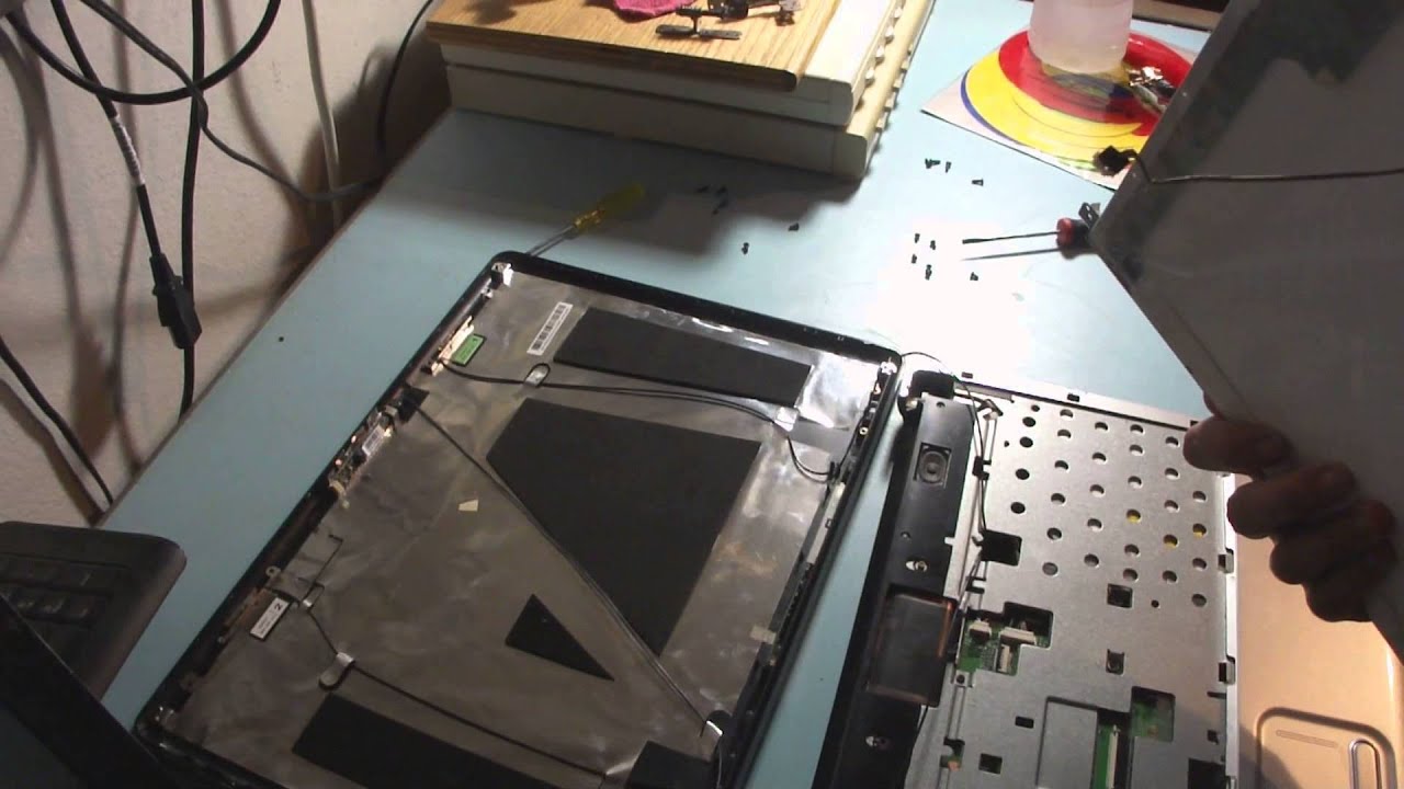Laptop screen replacement / How to replace laptop screen [HP G70-467CL ...