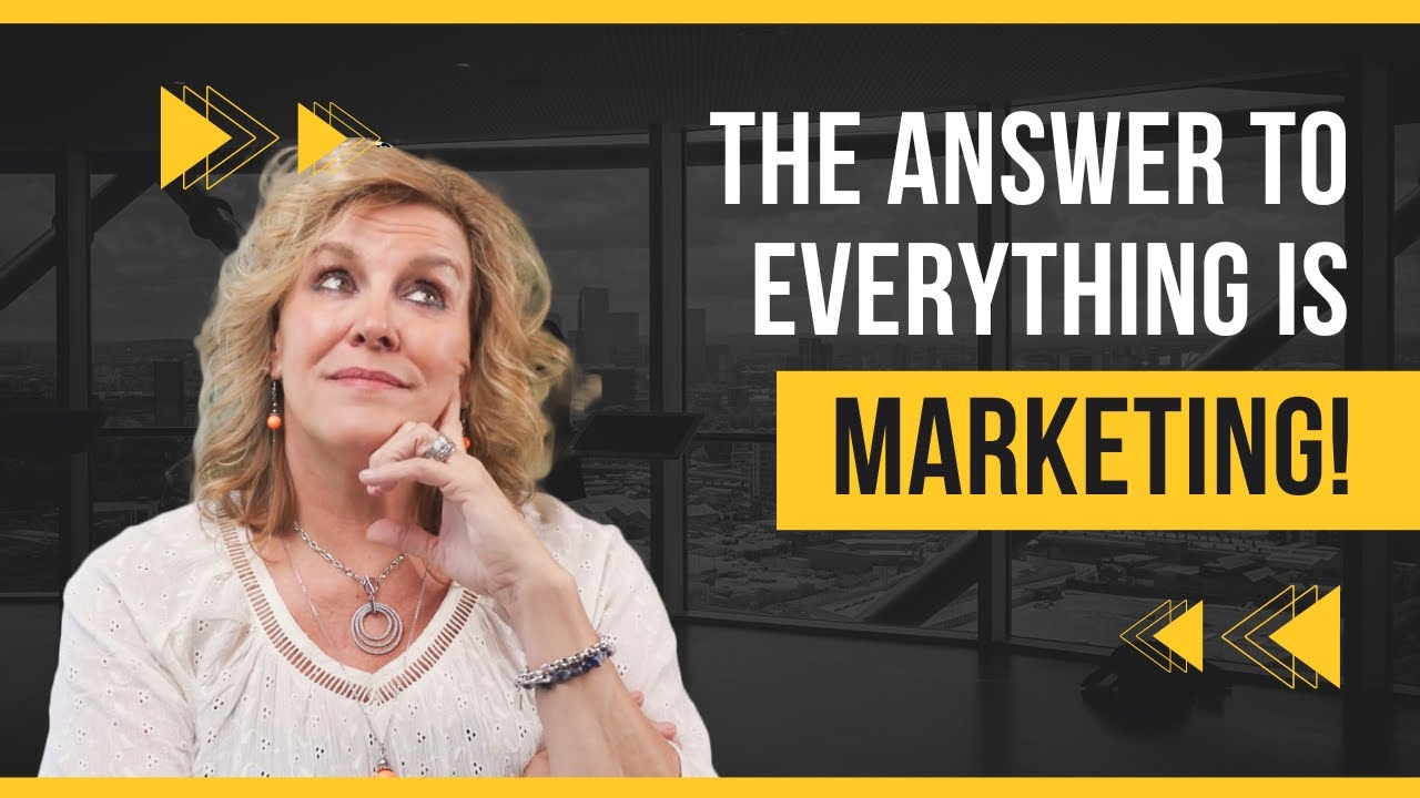 The answer to everything is marketing! - YouTube