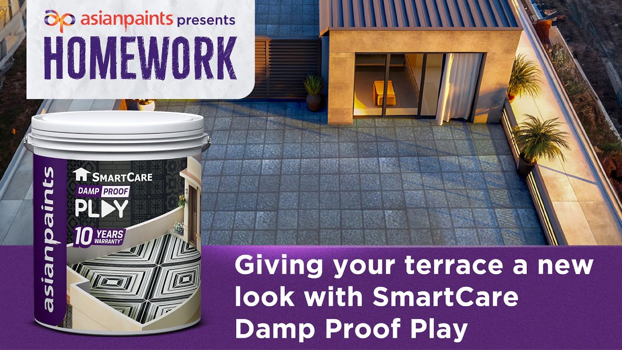 Terrace Makeover Ideas with Waterproofing - SmartCare Damp Proof Play ...