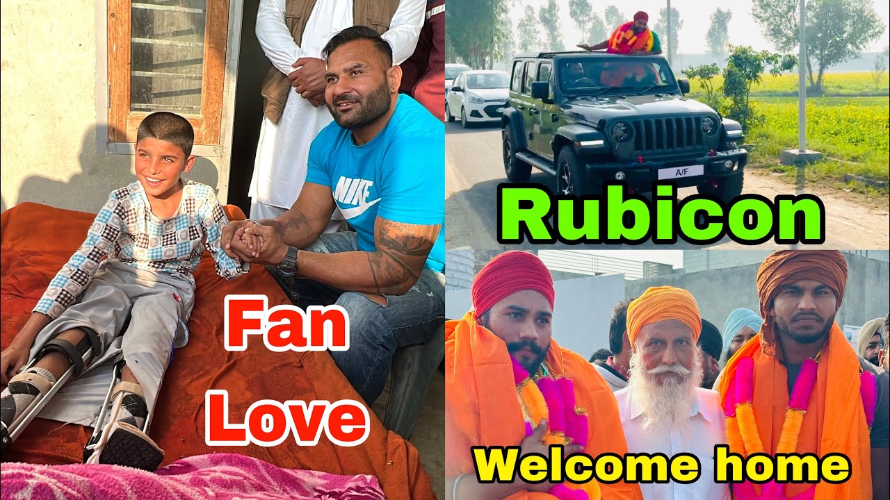 Akash Ne Rubicon Te Kiti Pind Ch Entry | Fan Love | Gopi Frandipuria ...