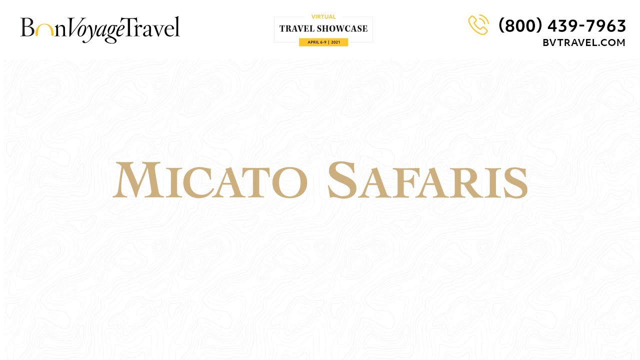 Virtual Showcase 2021 - Micato Safaris - YouTube