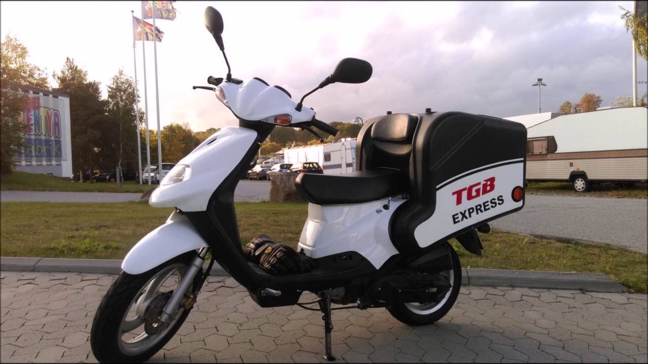 Til salg : Knallert 30 - TGB Express fra 2015 - YouTube