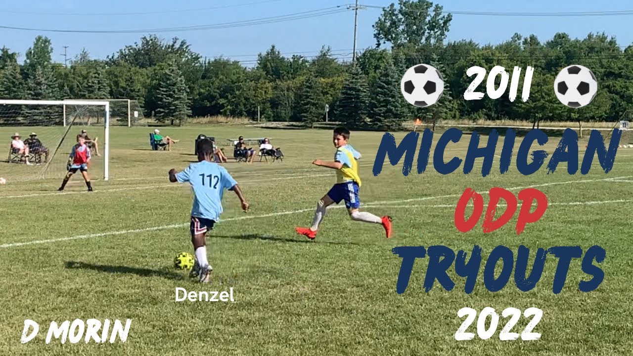 Michigan ODP state team tryouts 2022 | Denzel Morin 2011 ...