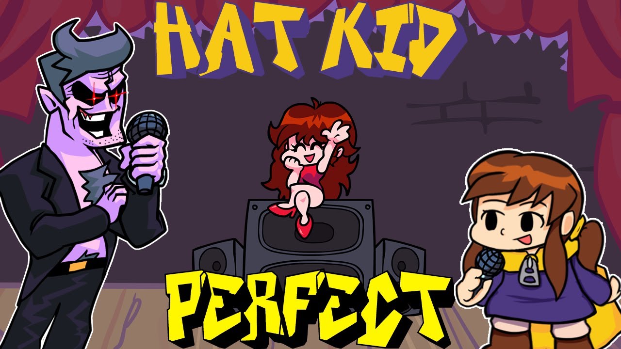 Friday Night Funkin' - Perfect Combo - Hat Kid Mod [HARD] - YouTube