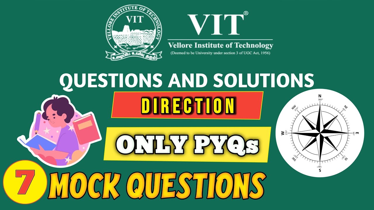VITEEE Mock Question | Important aptitude questions | Distance and ...