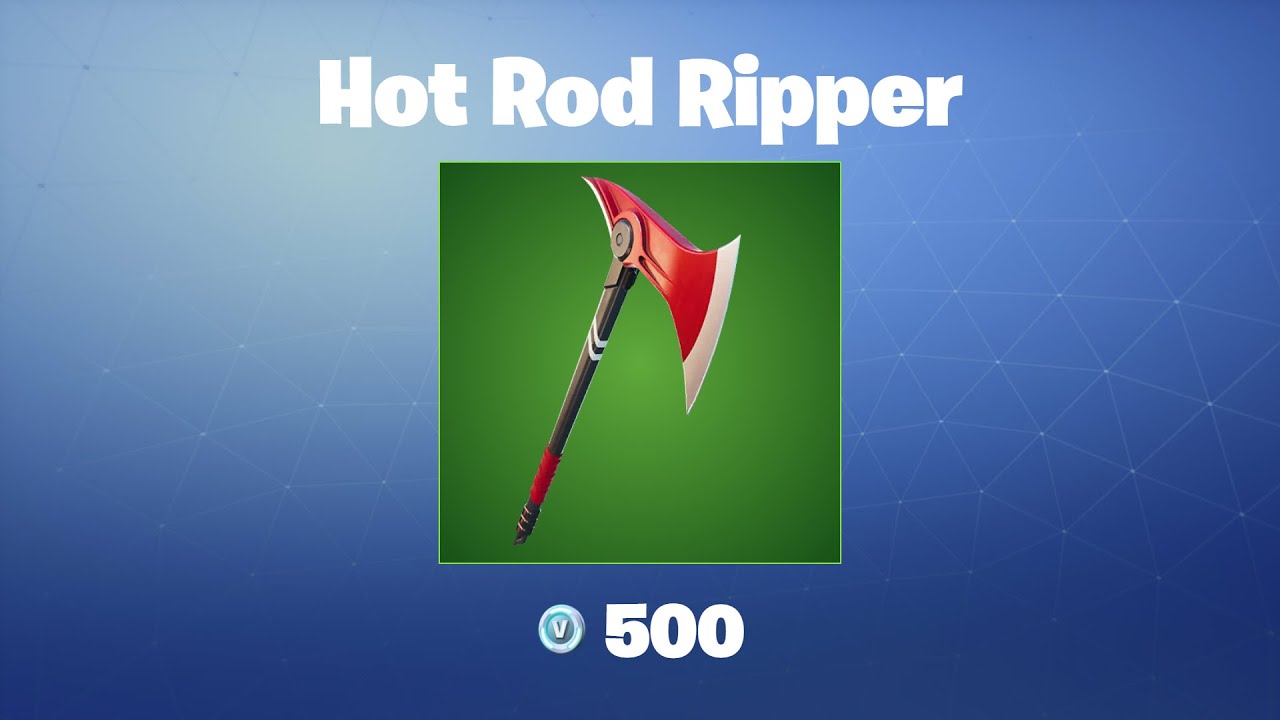 Hot Rod Ripper | Fortnite Pickaxe - YouTube