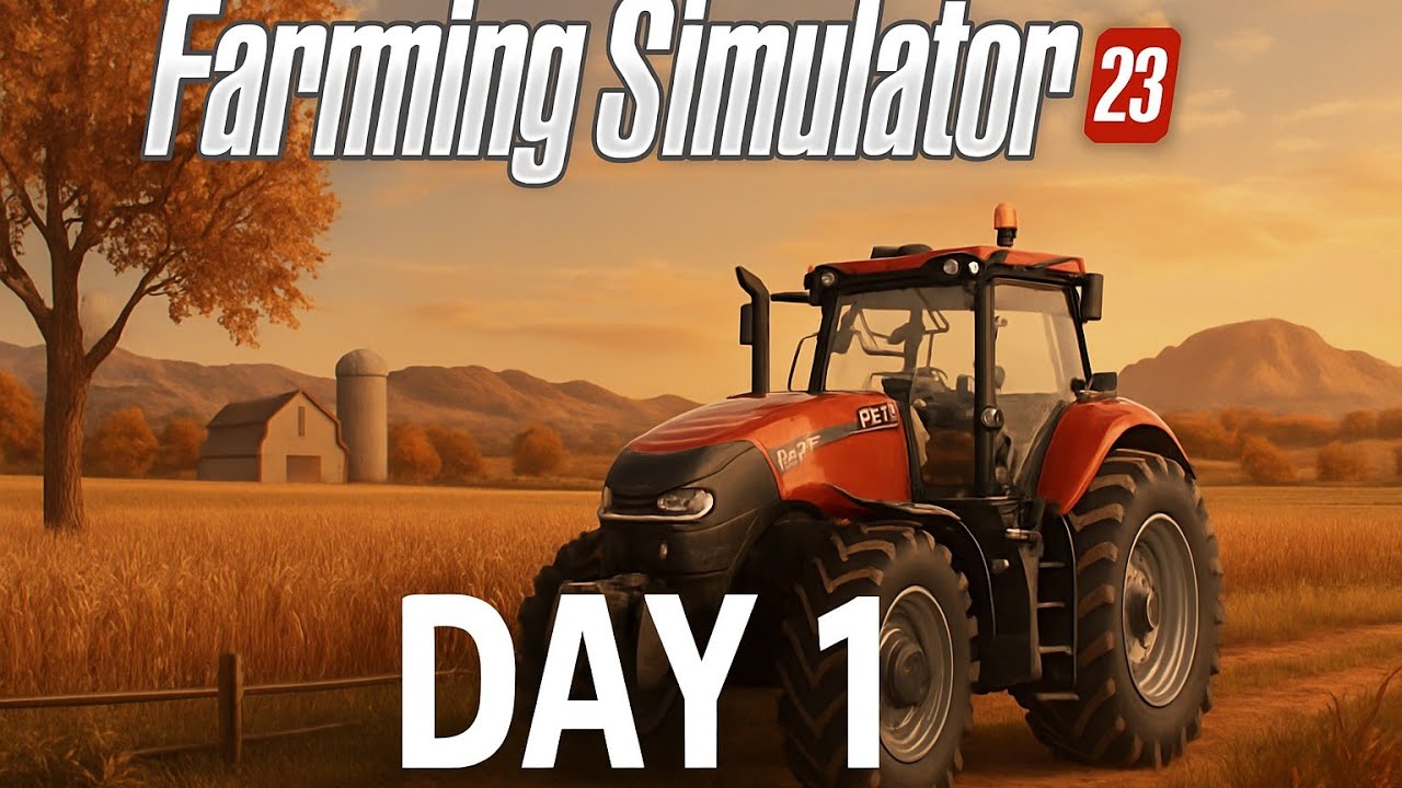 Farming Simulator 23 | Day 1 – Building My Own Farm from Scratch! 🚜🌾 ...