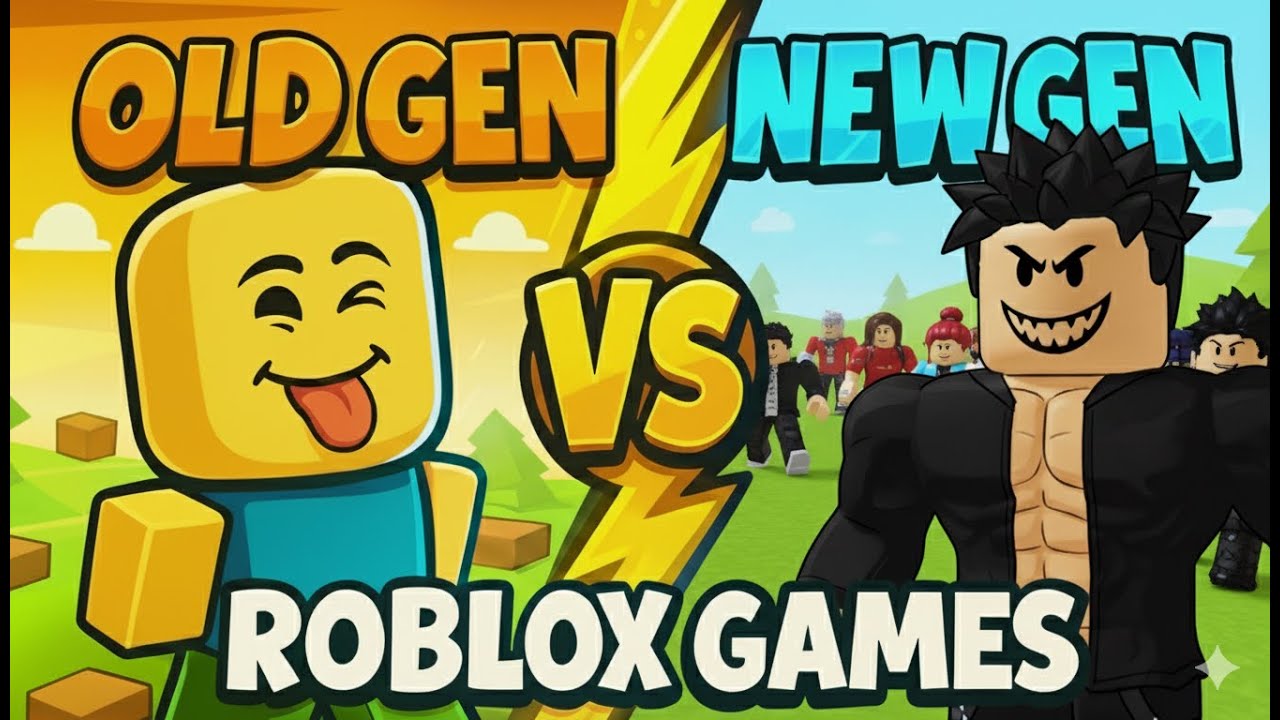 OLD Gen vs NEW Gen ROBLOX Games – Then vs Now! - YouTube