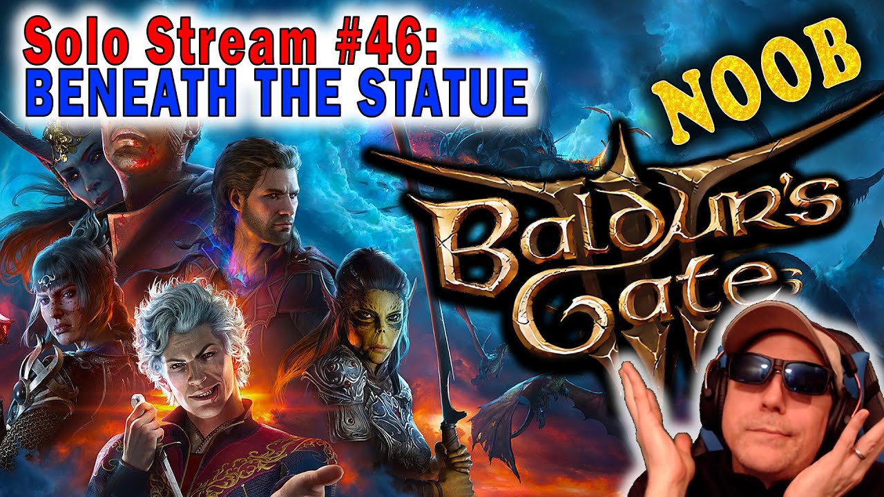 ACT2: BELOW SHAR STATUE?! - SOLO - Ep46 Baldur's Gate 3 Droyd plays BG3 ...