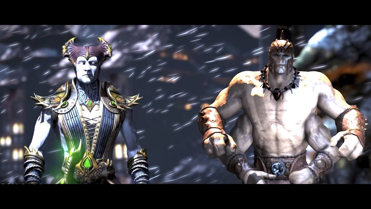 Shinnok (Bone Shaper) Vs Goro (Kuatan Warrior) Mortal Kombat X - YouTube
