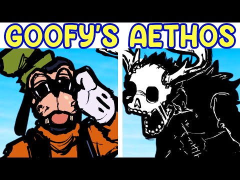 FNF FRIENDLY FACE (Mickey VS Goofy's Aethos + Lyrics)