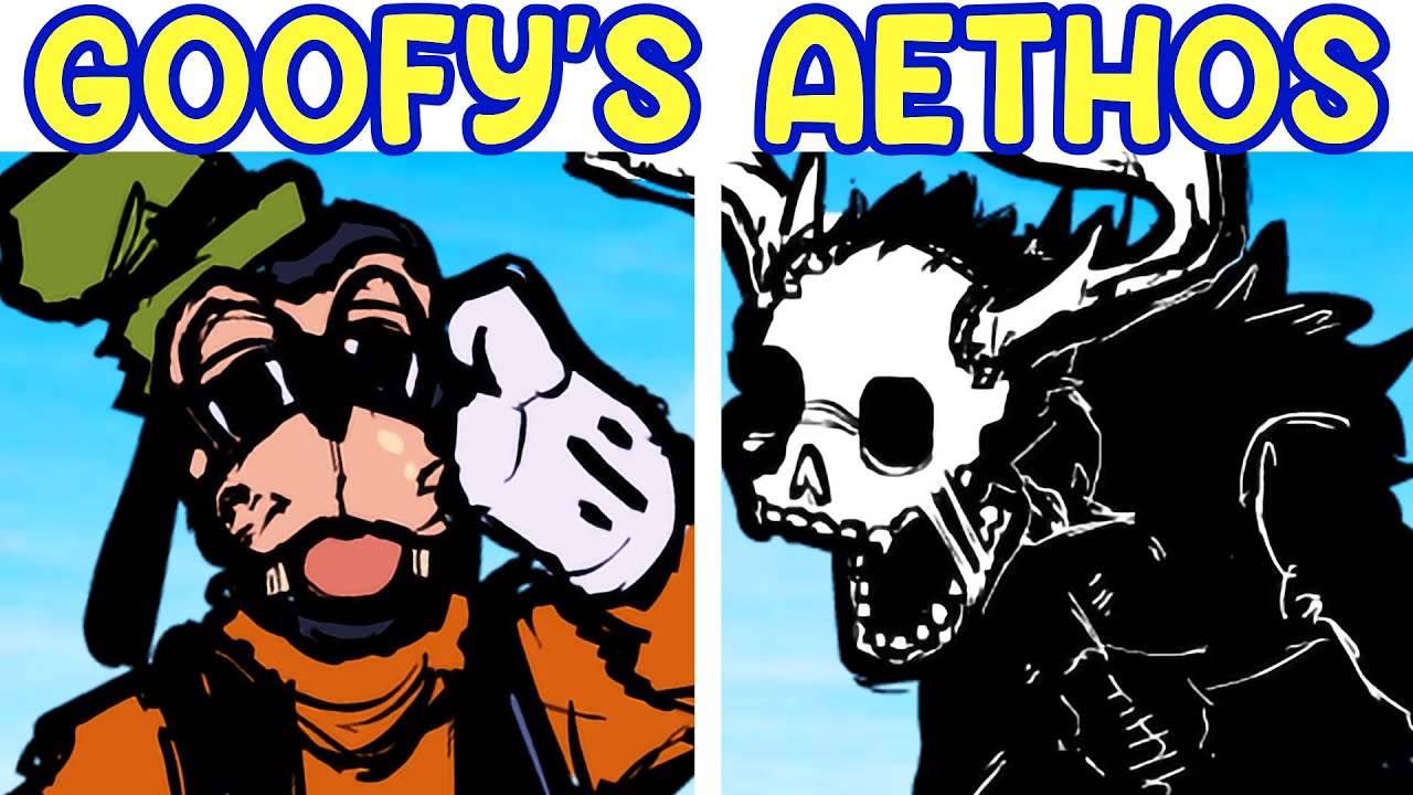 FNF FRIENDLY FACE (Mickey VS Goofy's Aethos + Lyrics) - YouTube