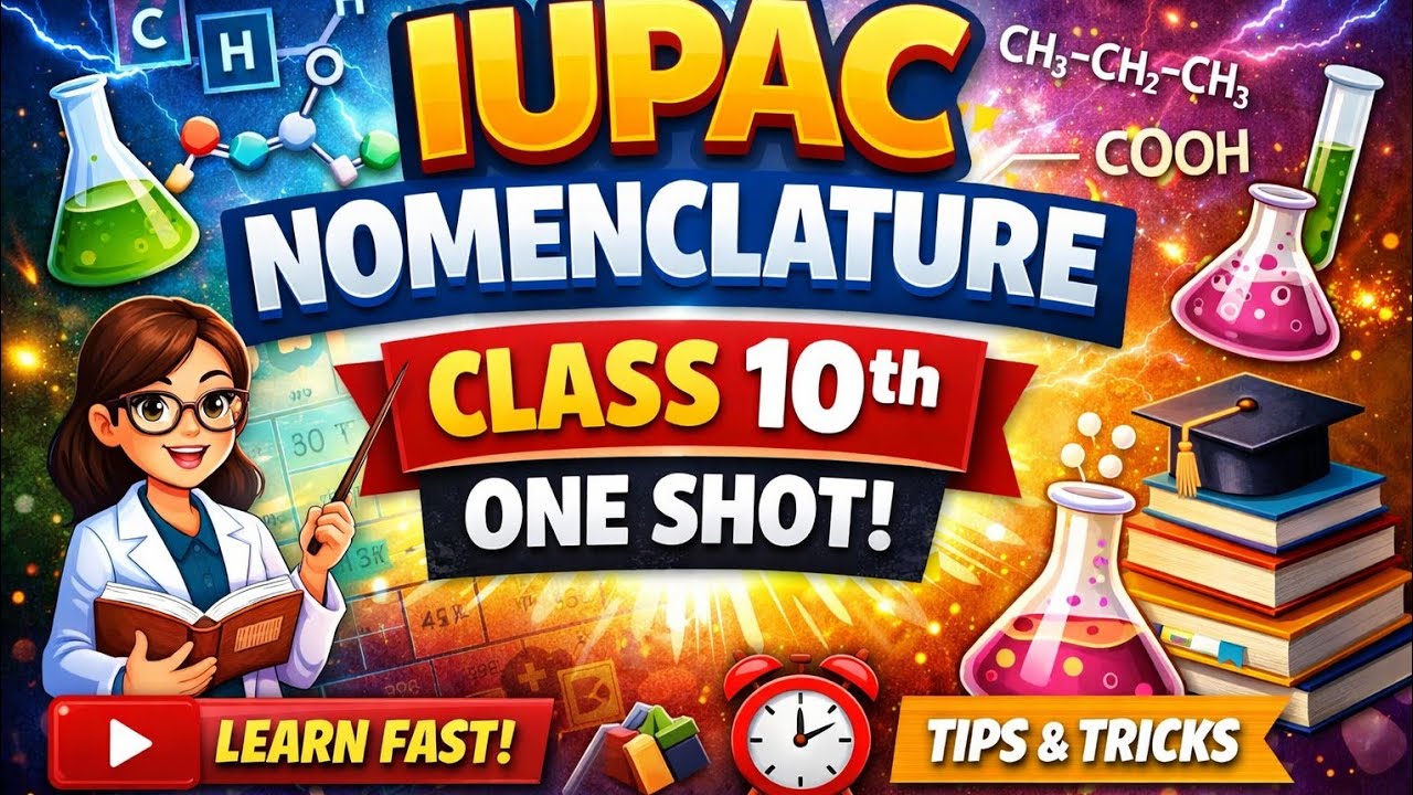 IUPAC NOMENCLATURE CLASS 10TH ONE SHOT - YouTube