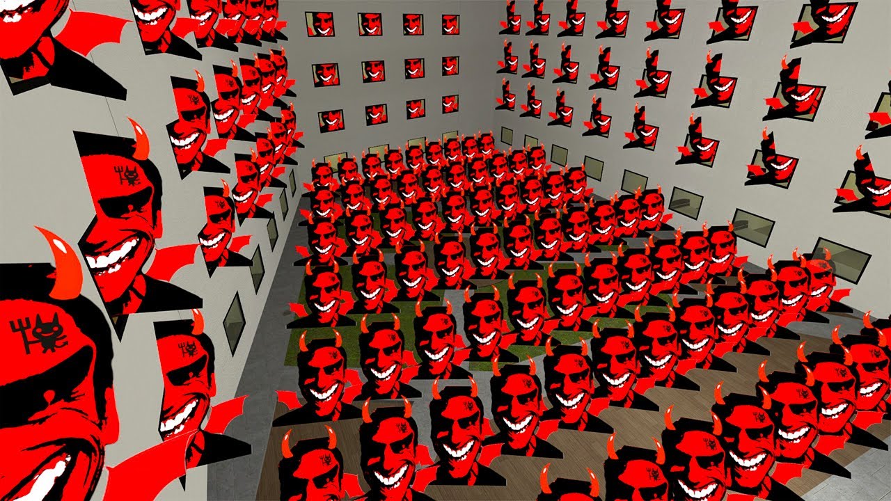 NEW Demon Jerma Nightmare Nextbot Gmod vs. ME in BACKROOMS in Garry's ...
