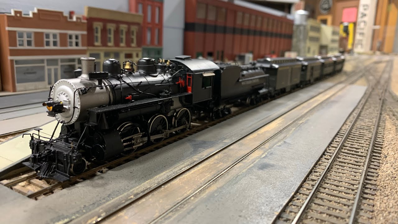Ho scale 1920s Southern pacific lines passenger train - YouTube