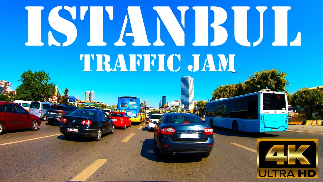 Istanbul Traffic Jam- Experience Traffic Congestion in 4k - YouTube
