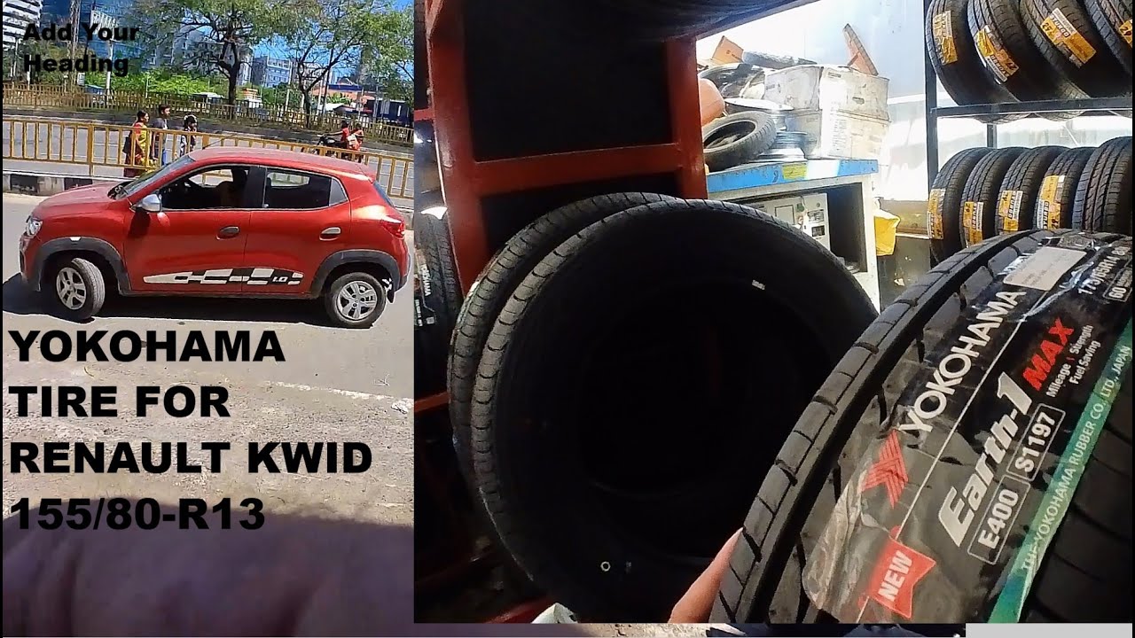 YOKOHAMA TIRE CHANGE IN RENAULT KWID - YouTube