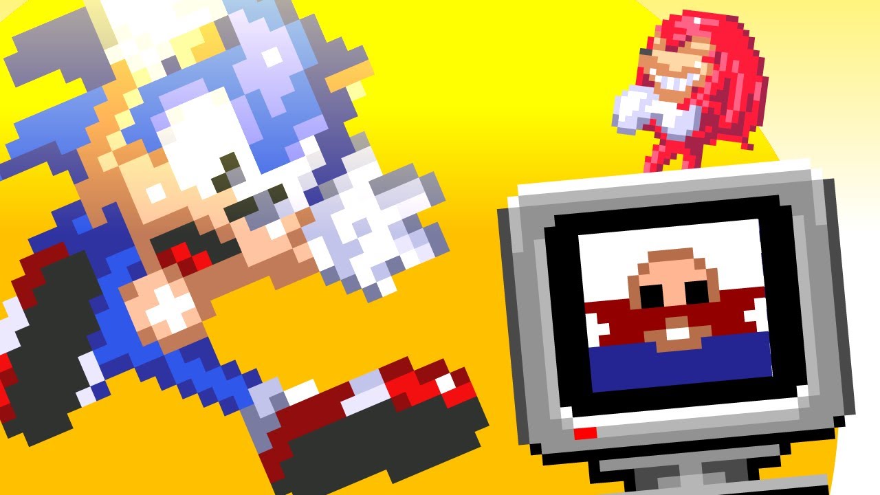 Knuckles Prank (Sprite Animation Test) - YouTube