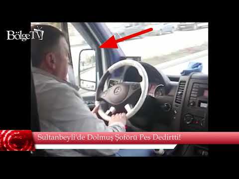 Sultanbeyli'de Dolmuş Şoförü Pes Dedirtti