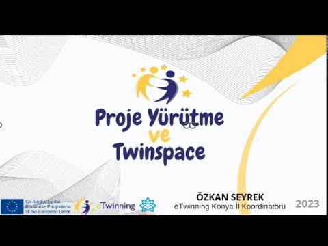 eTwinning Projesi Yürütme ve ESEP'te Twinspace Kullanımı - YouTube