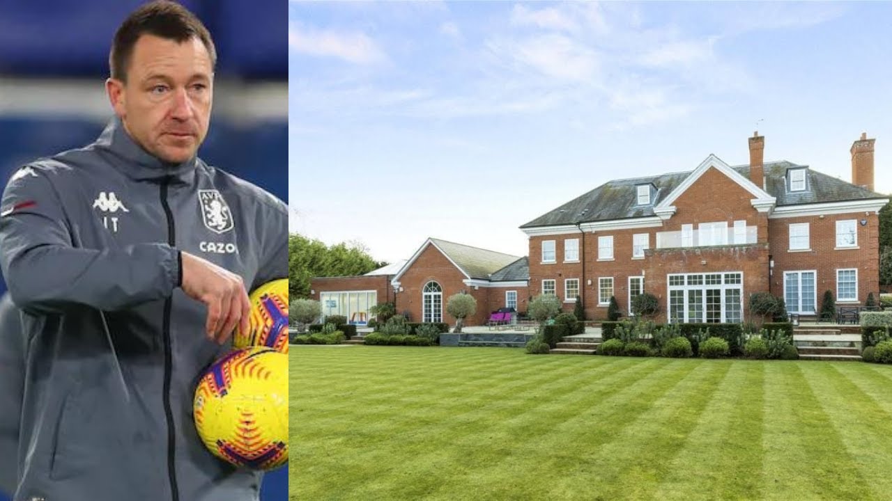 John Terry Former Mansion Aerial View - YouTube