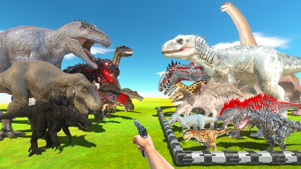 FPS Avatar Rescue Dinosaurs and Animals and Fights T-rex Evolution ...