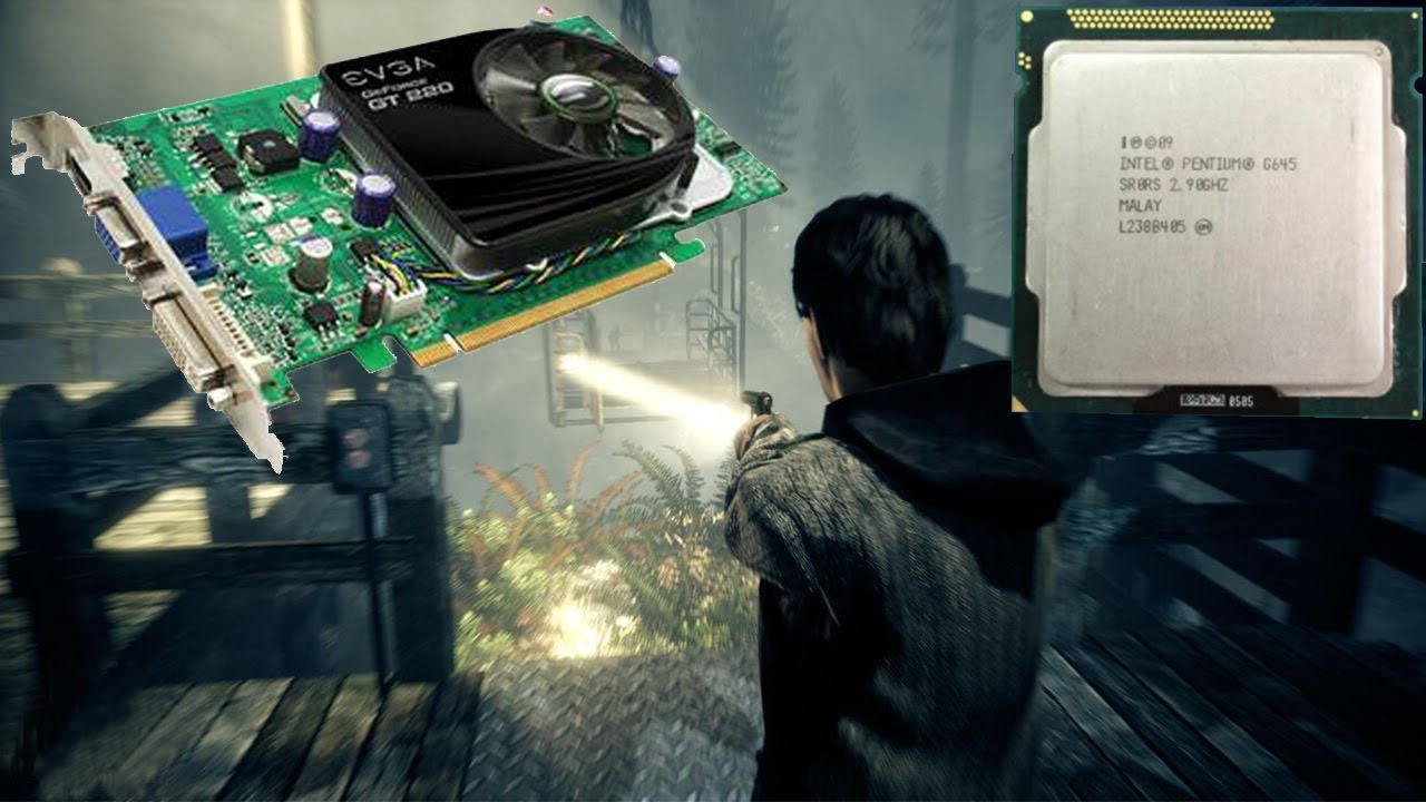 ALAN WAKE Intel G645 Nvidia GT 220 8GB RAM - YouTube