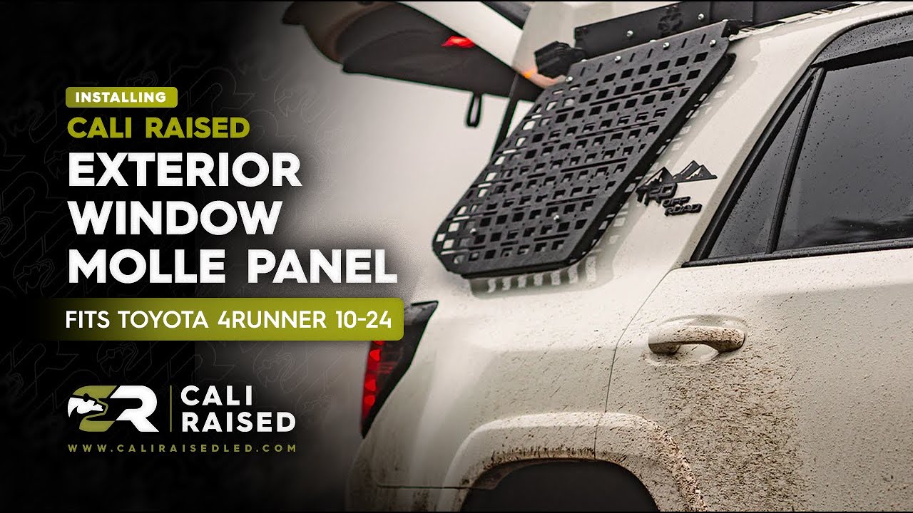 How To Install T4R 5th Gen Exterior Window Molle Panel For 2010-2024 ...