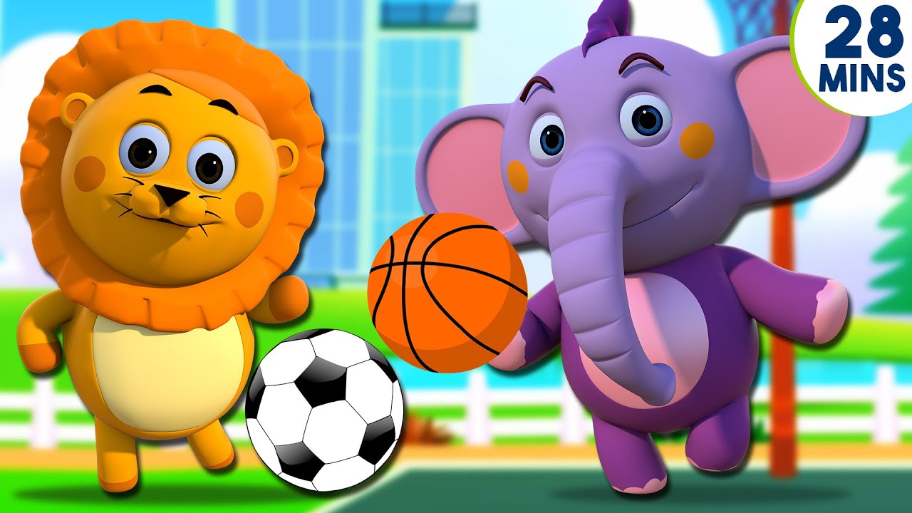Kent The Elephant | Sport Song With Kent | Learning Cartoons For Kids ...