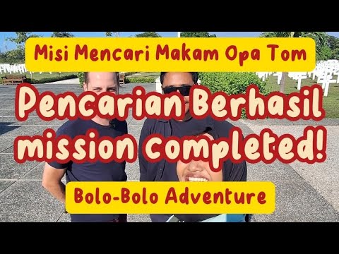 Akhirnya kita menemukan makam Opa Tom di sini - Ereveld Kembang Kuning ...