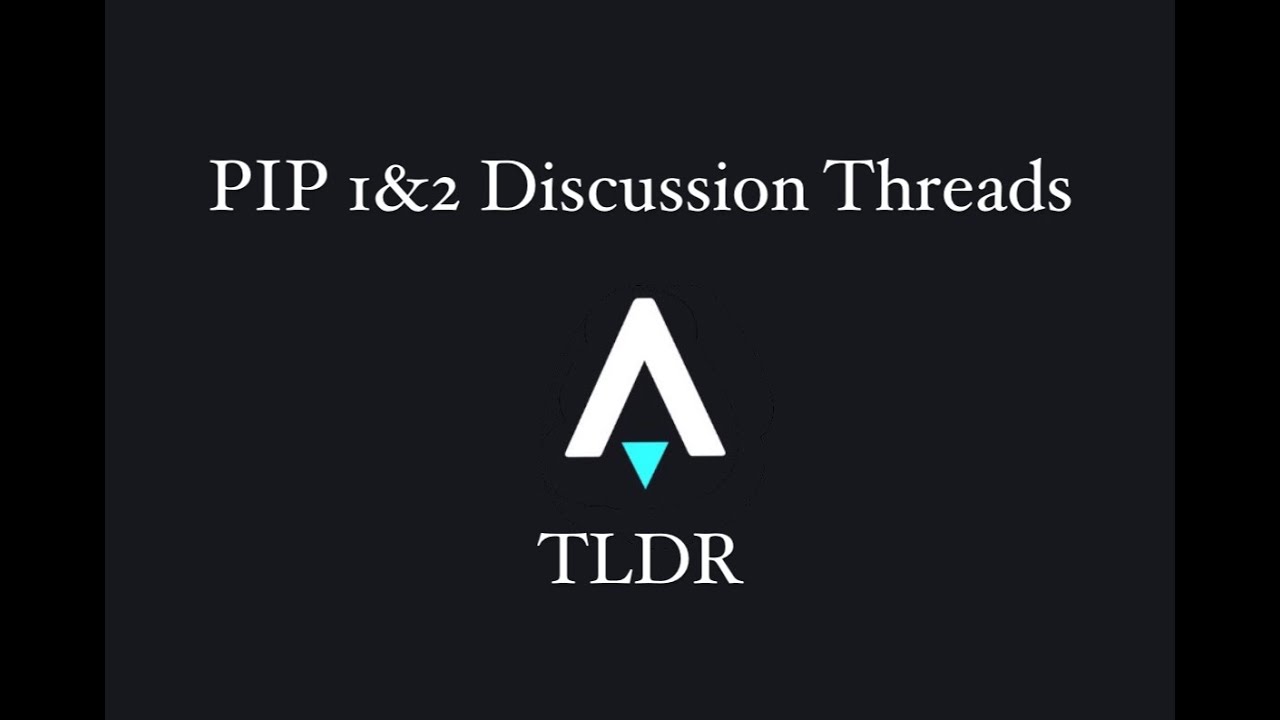 PIP 1 & 2 Discussion Threads TLDR - YouTube
