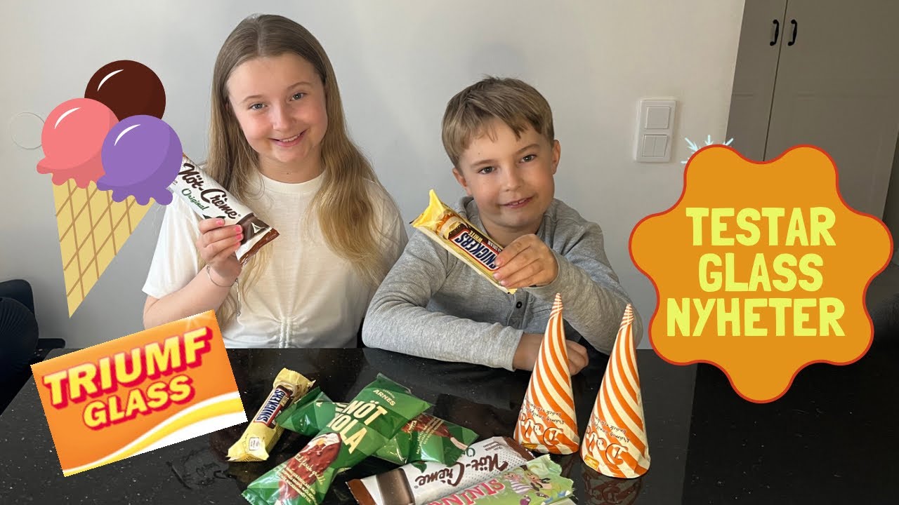 Testar glassnyheter 2023 Triumf Glass - YouTube
